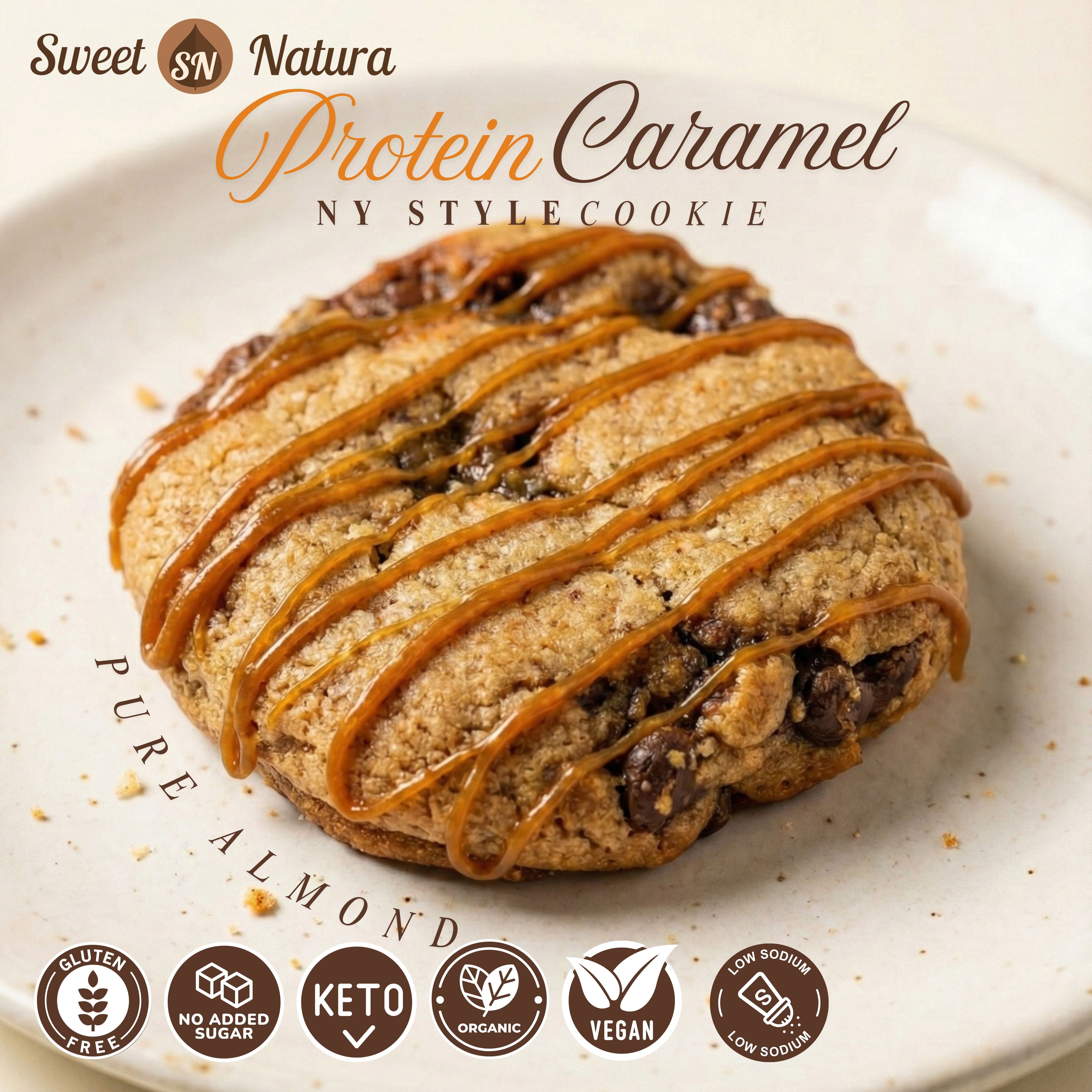 Caramel NY Style Cookie – Sweet Natura